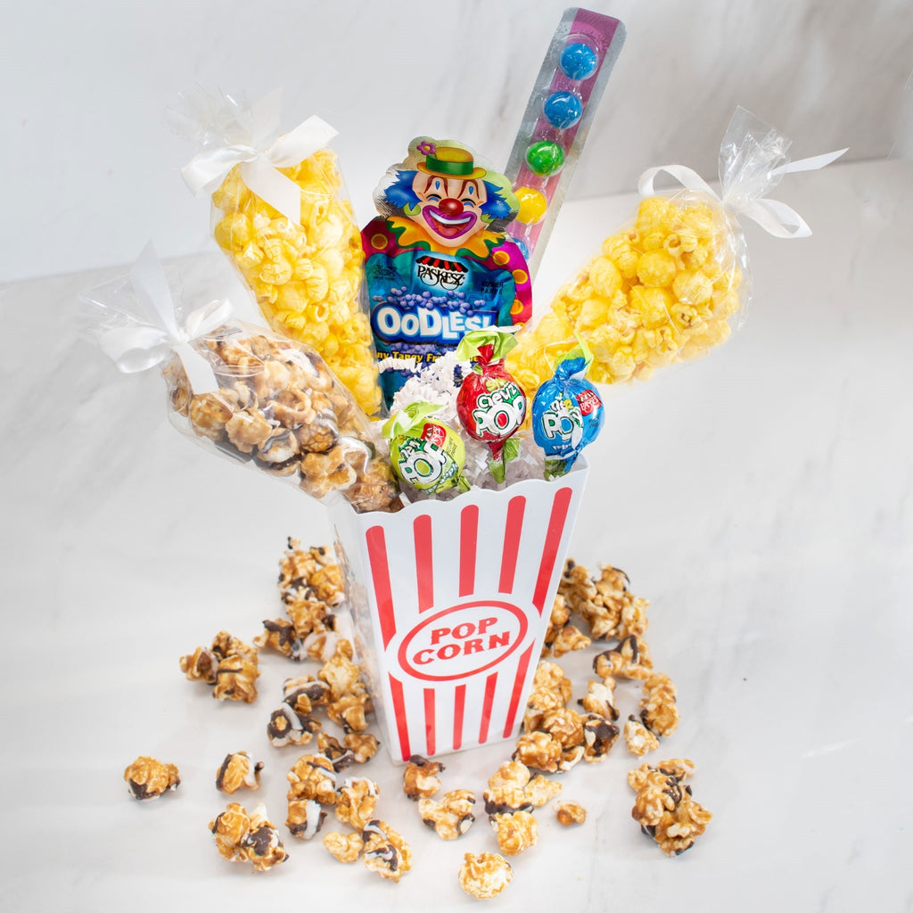 Kids Purim Popcorn and Candy Mishloach Manot Gift Set | Swerseys Chocolate